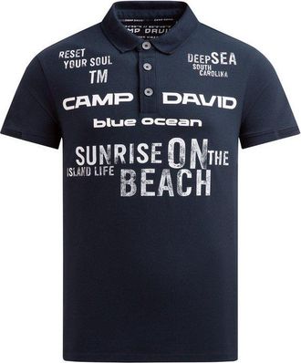 Camp David Poloshirt aus Baumwolle