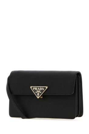 Prada Womens Black Leather Mini Crossbody Bag Nero Vitello Borse A Tracolla
