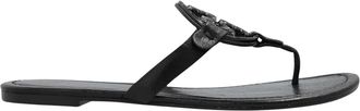 Tory Burch Miller Deco Sandal - Femme - Chaussures - Noir - Taille: 37 1/2 EU
