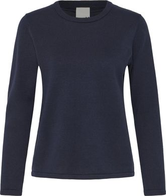 Ichi Ichi, Femme, Pulls, Bleu, Taille: 46 FR Pulls &agrave; col rond