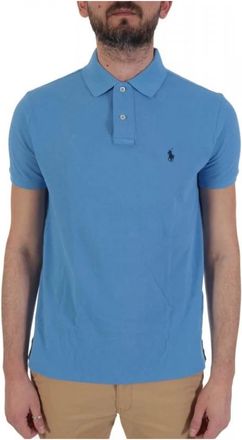 Ralph Lauren Homme, Tops, Bleu, Taille: M Polo Chemises