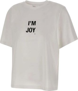 Victoria Beckham Femme, Tops, Blanc, Taille: 40 FR T-shirt Im Joy