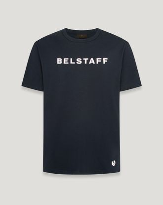 Belstaff T-shirt &Agrave; Logo Belstaff Pour Homme Cotton Jersey Bleu Encre Fonc&eacute; 2xl