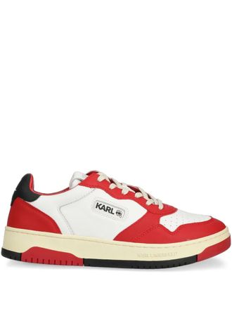 Karl Lagerfeld baskets à logo - Blanc