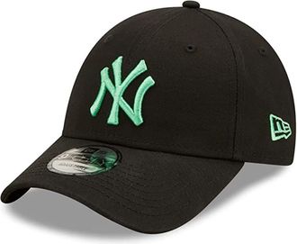 New Era New York Yankees MLB League Essential Black 9Forty Adjustable Cap - One-Size