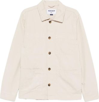 Sebago Homme, Vestes, Beige, Taille: M Dorr Herringbone Jacket
