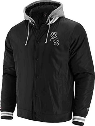 Fanatics MLB Chicago White Sox Sateen Veste à capuche Couleur Noir, Noir, XL