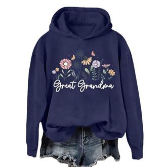 Generic Sweat &agrave; capuche pour femme - Col rond - Pull &agrave; capuche - Haut d&eacute;contract&eacute; - Loisirs - Sport - T-shirt &agrave; manches longues - Sweat &agrave; capuche dentra&icirc;nemen