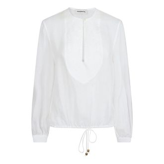True Royal Bluse - - Blouses & Shirts - Damen - Wei&szlig; - M