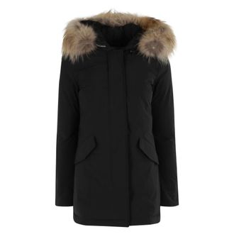 Woolrich Femme, Manteaux, Noir, Taille: 44 FR Luxury Arctic Raccoon Parka