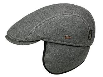 G&ouml;ttmann G&ouml;ttmann Jackson Gore-Tex Casquette plate avec cache-oreilles, Gris clair (10), 57 cm