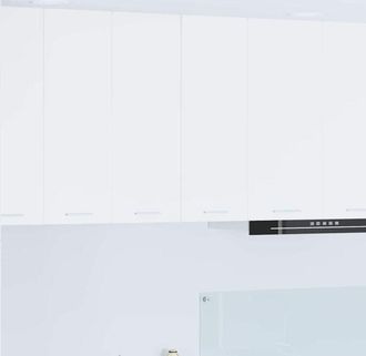 vidaXL vidaXL Armoire suspendue 2 pcs Blanc 30 x 31 x 80 cm Bois ding&eacute;nierie