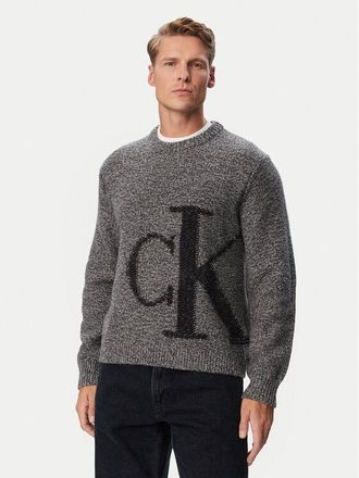 Calvin Klein Jeans Pullover LV04RH311G Grau Regular Fit