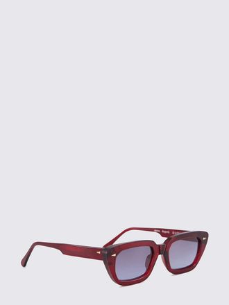 Ahlem Lunettes de soleil Jeanne ail-de-chat rectangulaires en ac&eacute;tate avec d&eacute;tails dor&eacute;s