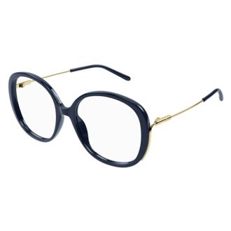 Chlo&eacute; unisex, Accessoires, Bleu, Taille: 56 MM Oval Optical Frame