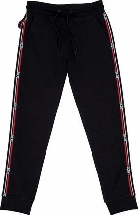 GCDS Gcds, Homme, Pantalons, Noir, Taille: M Logo Tape Pantalons de surv&ecirc;tement