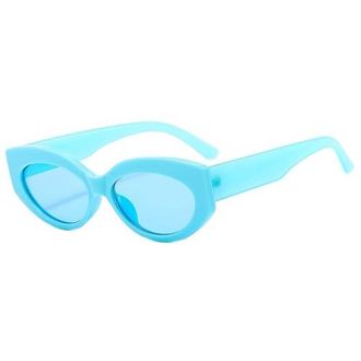 Generic Lunettes De Soleil D&eacute;coratives For Hommes Et Femmes, Monture Fine, Id&eacute;ales For Les Vacances, Activit&eacute;s Plein Air Le Sport(Blue)