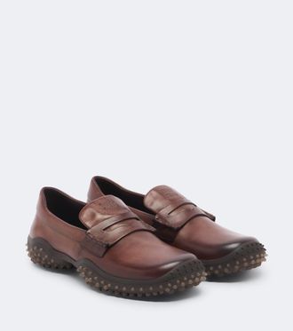 Miu Miu Mocassins en cuir