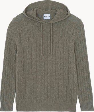 Kujten Sweat capuche cachemire torsadé - Sweat Neill