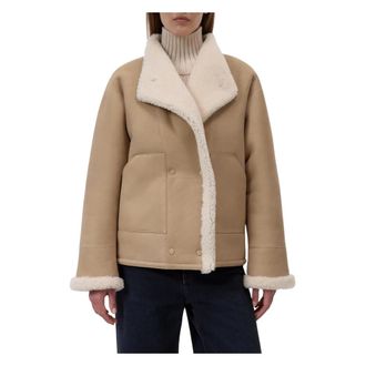 Closed Doppelreiher Lammfelljacke - - Jackets - Damen - Beige - M