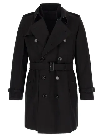 Burberry Kensington Trench Coat - Black