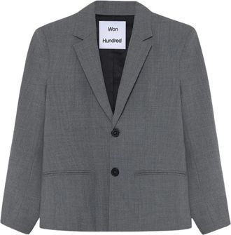 Won Hundred Homme, Vestes, Gris, Taille: M Oliver Blazer