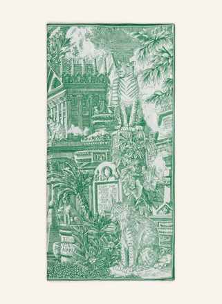 Inou&iuml; Editions Inoui Editions Tuch Mit Seide blau