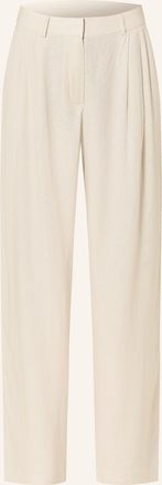 Moss Copenhagen Msch Copenhagen Marlenehose Mschryan Mit Leinen weiss