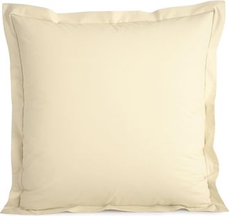 Univers D&eacute;cor Julian Kopfkissenbezug, gek&auml;mmte Baumwolle, alle Gr&ouml;&szlig;en, reine Baumwolle (Elfenbein, Kissenbezug 65 x 65 cm, Stehsaum)