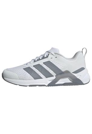 adidas Damen Dropset Control Training Shoes, FTWR White/Grey/Lucid red, 40 2/3 EU