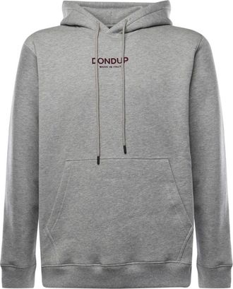 Dondup Homme, Sweatshirts et sweats &agrave; capuche, Gris, Taille: XL SweaT-shirt &agrave; capuche coupe classique