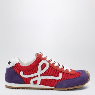 Loewe Sneaker Ballet Runner 2.0 aus Veloursleder in Rot