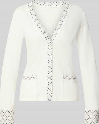 Marc Cain Cardigan mit V-Ausschnitt und Knopfleiste