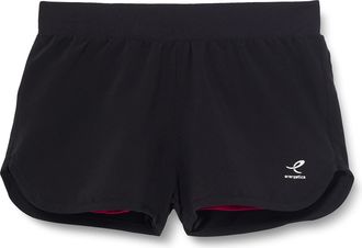 ENERGETICS Unisex Bamas 4 Shorts, Black/Redwine, 128