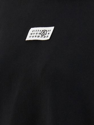 Maison Margiela Numeric Signature Logo Hoodie - Black