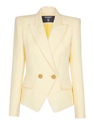 Balmain Blazer - Jaune Clair