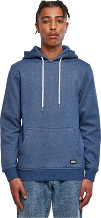 Urban Classics Herren Basic Melange Hoody Kapuzenpullover, bluelightmelange, M
