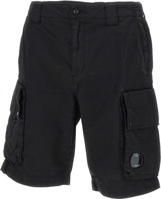 C.P. Company C.p. Company, Homme, Shorts, Noir, Taille: L Short Cargo en Gabardine de Coton