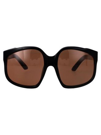 Miu Miu 0MU Square Acetate Sunglasses - Black