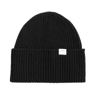 Norse Projects Wollm&uuml;tze mit Gewebtem Tab - - Accessories - Herren - Schwarzk - ONE SIZE