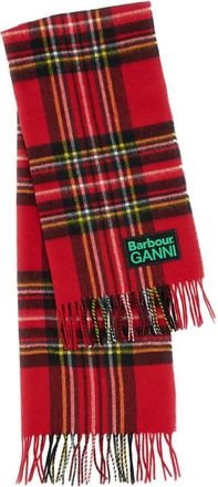 Barbour T&uuml;cher & Schals - Fringed Red Tartan - Gr. unisize - in Rot - f&uuml;r Damen