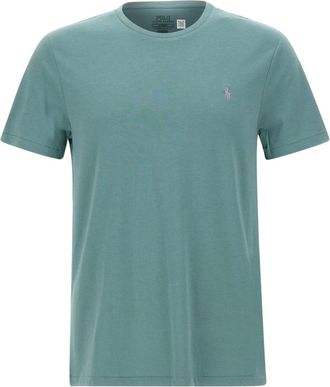 Polo Ralph Lauren T-shirt en jersey &agrave; logo - Homme - Tops - Vert - Taille: M
