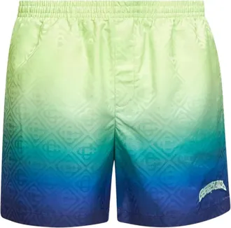 Casablanca Homme, Maillots de bain, Multicolore, Taille: XL Short de bain avec logo brod&eacute;