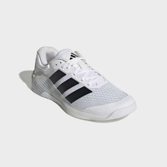 adidas Trainingsschuh ADIDAS PERFORMANCE DROPSET 4, Herren, Gr. 44, cloud wei&szlig;, core schwarz, lucid rot, Synthetik, Textil, Schuhe, Topseller