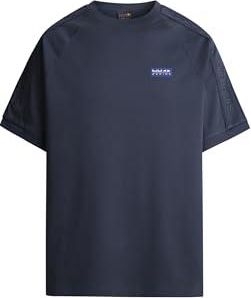 Pepe Jeans London Red Bull Racing X Pepe Jeans RBR Luxe EMB Tape Tee T-Shirt, Blue (Dulwich Blue), XL Homme