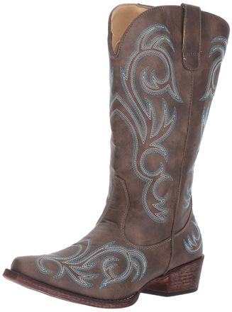Roper Damen Riley Westernstiefel, braun, 38 EU