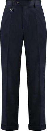 Paolo Pecora Homme, Pantalons, Bleu, Taille: XL Pantalon Cargo Tailleur