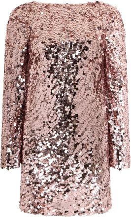 Valentino Garavani Femme, Robes, Rose, Taille: 34 FR Robe Rose &Eacute;l&eacute;gante &agrave; Paillettes