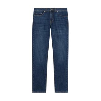 Brooks Brothers Homme, Jeans, Bleu, Taille: W44 Pantalon 5 Poches en Denim Stretch