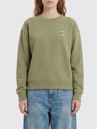 Maison Kitsun&eacute; Sweat-Shirt MAISON KITSUN&Eacute; Femme couleur Vert